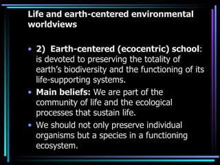 Environmental worldview short | PPT