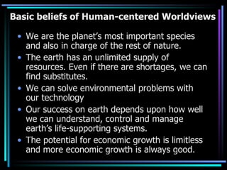Environmental worldview short | PPT