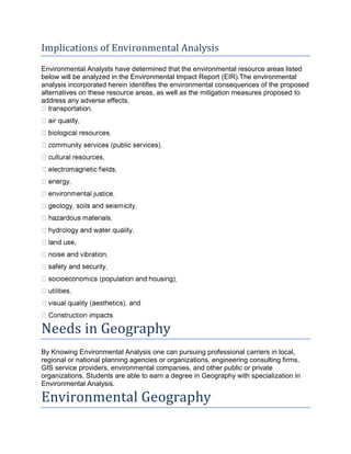 Environment analysis | DOCX