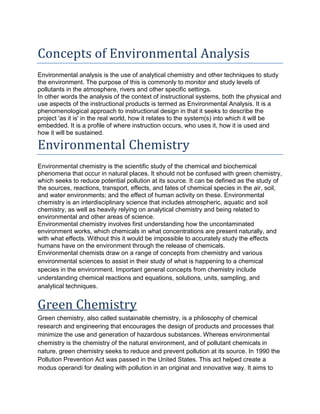 Environment analysis | DOCX