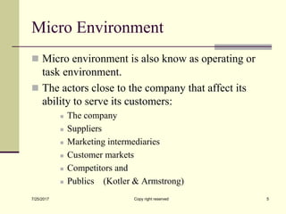 Environment analysis | PDF