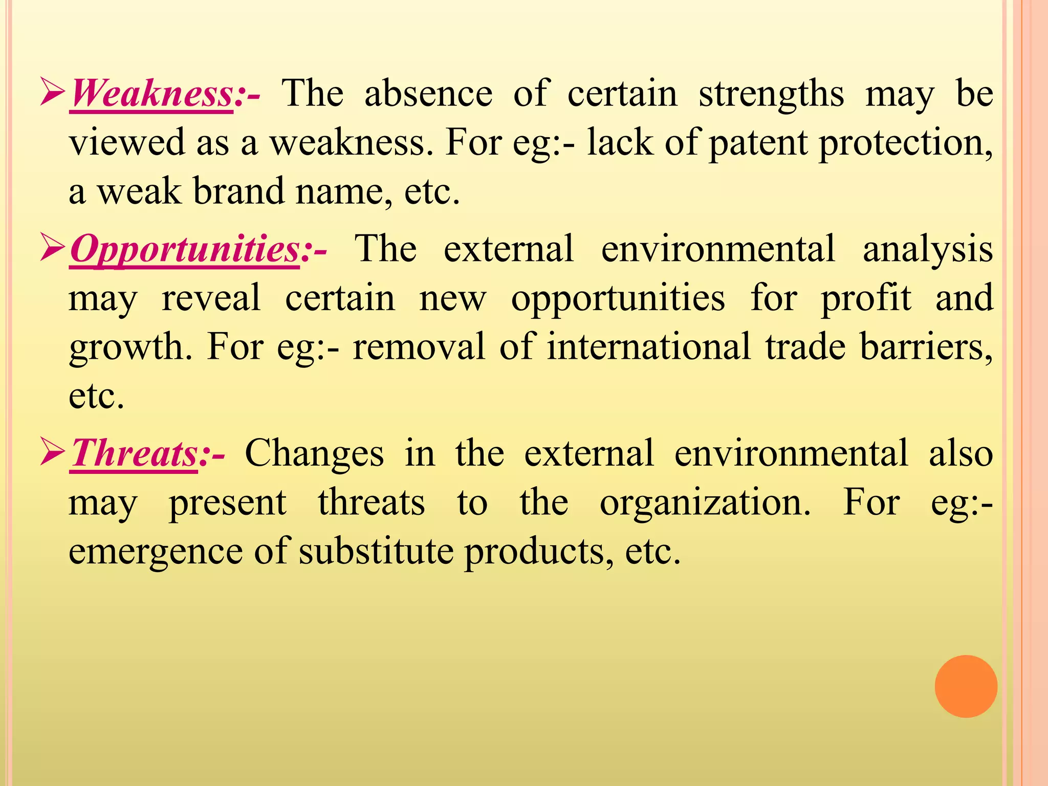 Environment analysis & Strategic management | PPTX