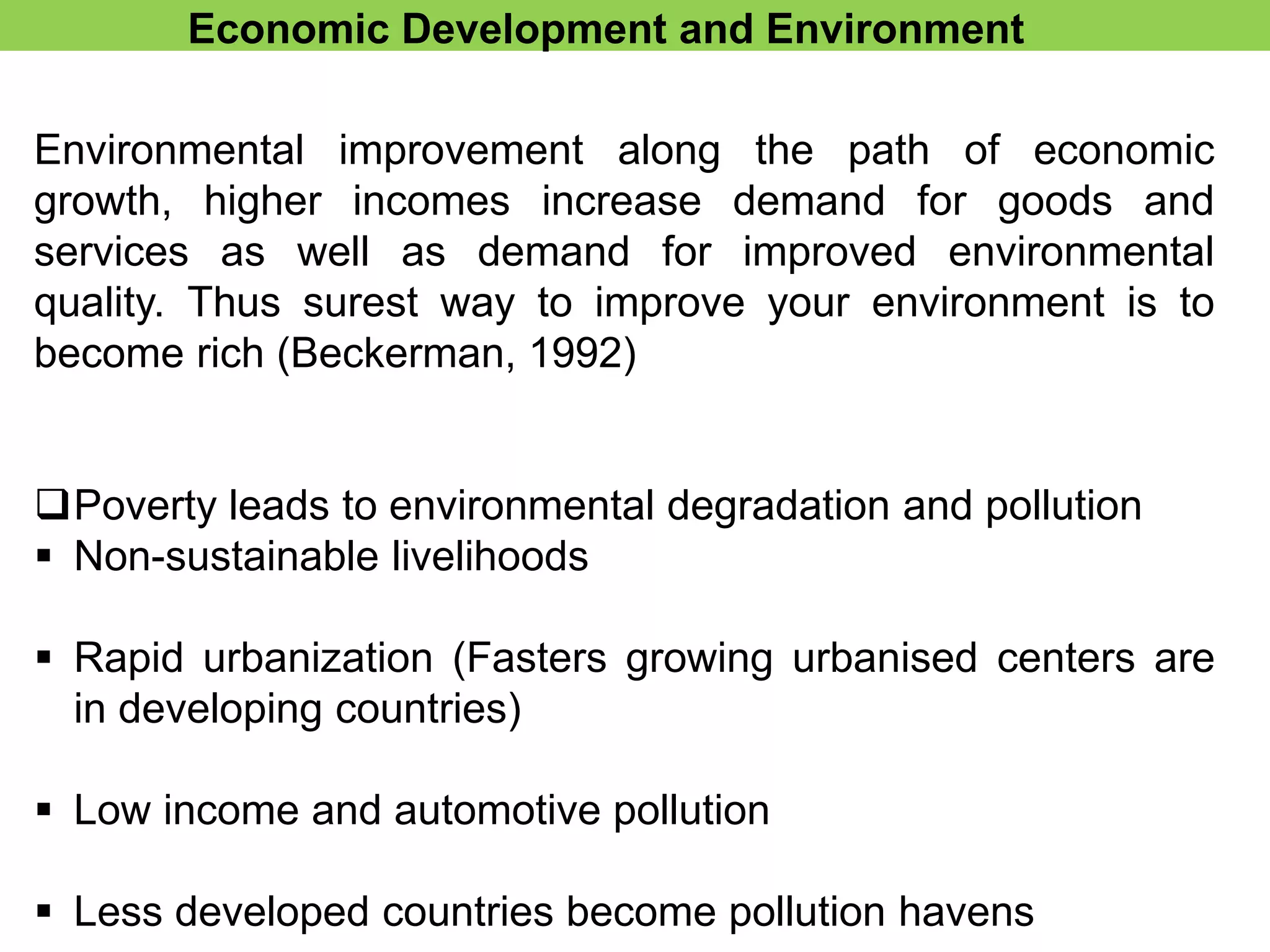 Environment and development(1) | PPTX