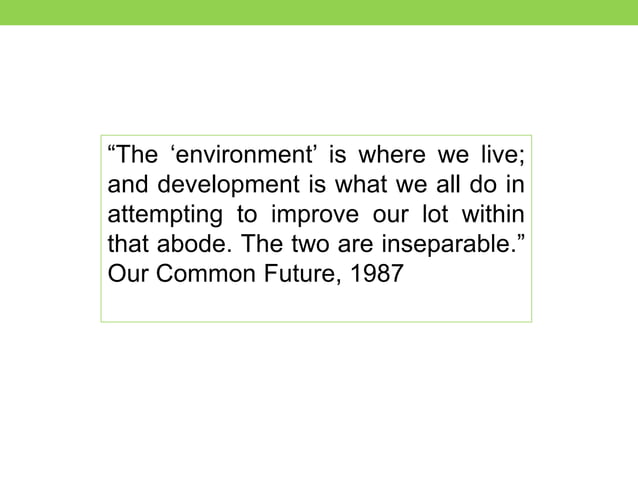 Environment and development(1) | PPTX
