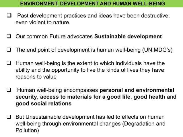 Environment and development(1) | PPTX