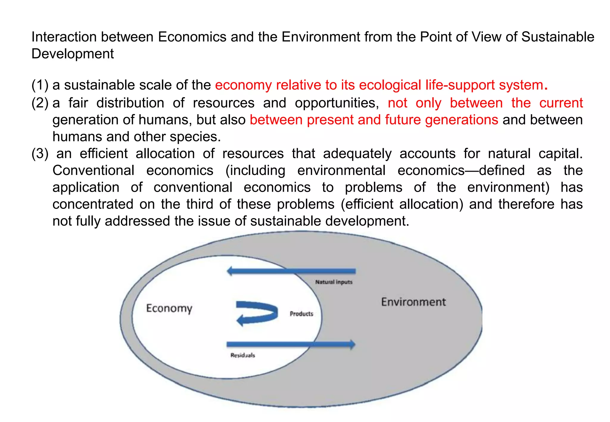 Environment and Economy Interaction | PPTX
