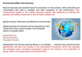 Environment and Economy Interaction | PPTX