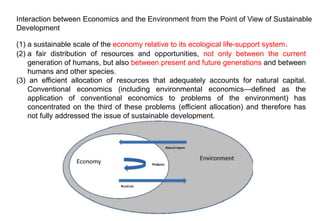 Environment and Economy Interaction | PPTX