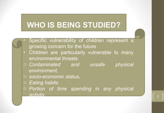 Environment and health of children and effects | PPT