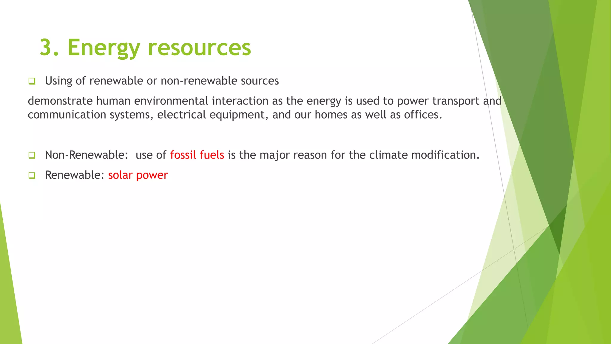 Environment and human interaction | PPTX