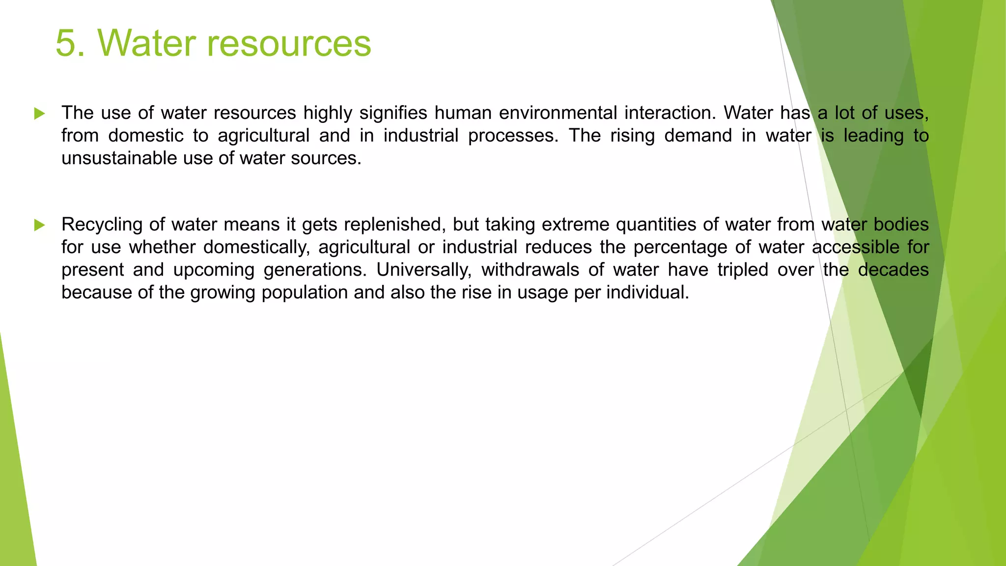 Environment and human interaction | PPTX