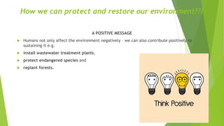 Environment and human interaction | PPTX