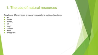 Environment and human interaction | PPTX