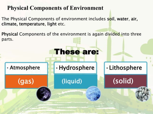 Environment and its components | PPTX | Environment | Science