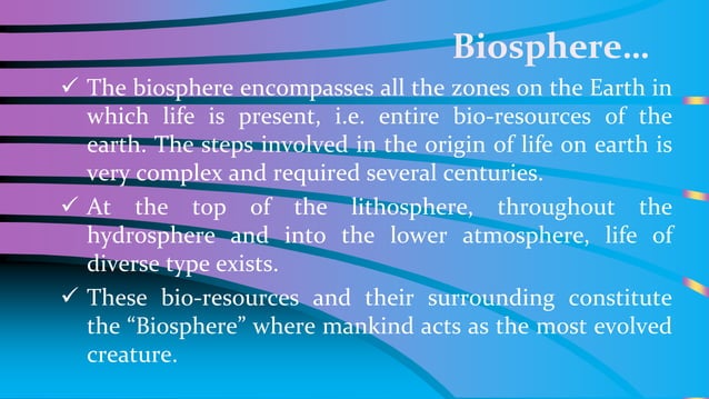 Environment and its components | PPT