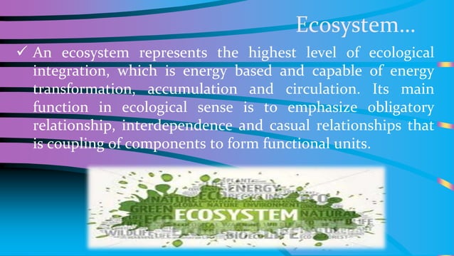 Environment and its components | PPT