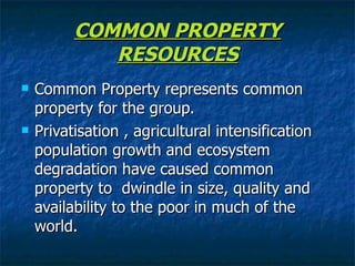 Environment and natural resources | PPT