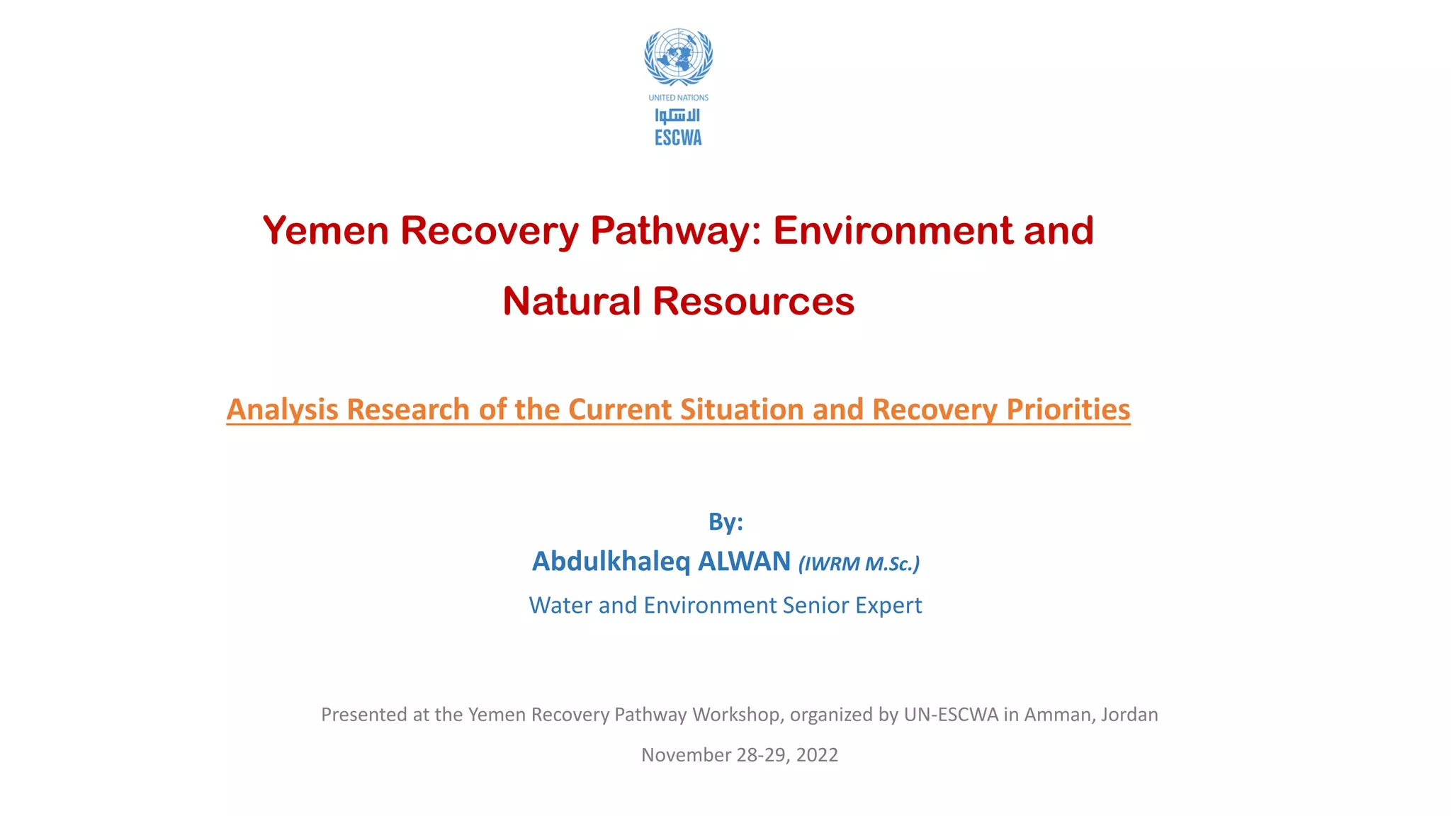 Environment and Natural Resources Recovery in Yemen - English Version.pdf