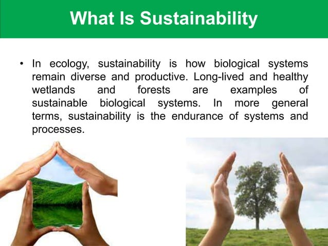 Environment and sustainability | PPTX