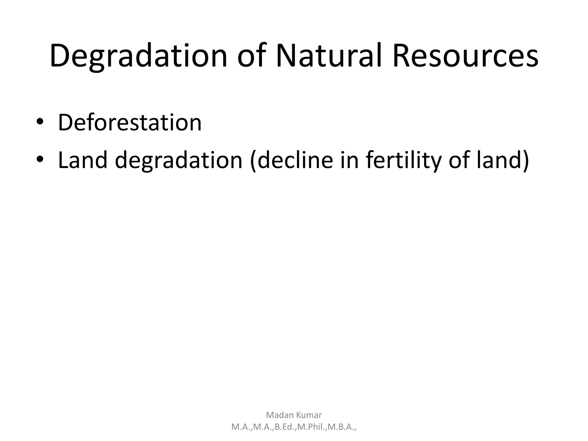 Environment and sustainable development | PPTX
