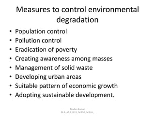 Environment and sustainable development | PPTX