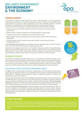 Environment and the economy - EPA Ireland Factsheet | PDF