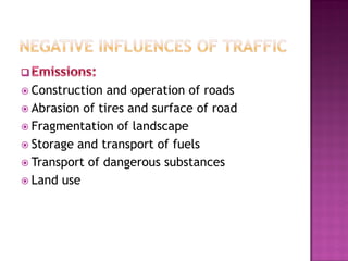 Environment aspects of transportation | PDF