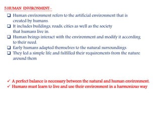 Environment (chapter 1, class vii) | PPTX