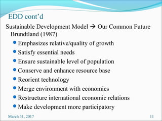Environment and Development Discourse Analysis Presentaton | PPT