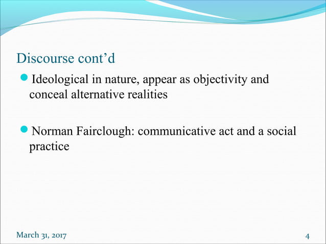 Environment and Development Discourse Analysis Presentaton | PPT