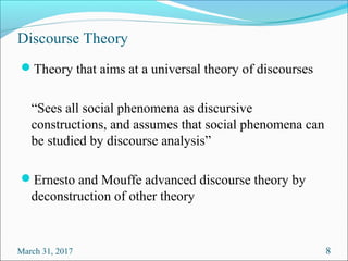 Environment and Development Discourse Analysis Presentaton | PPT | Environment | Science