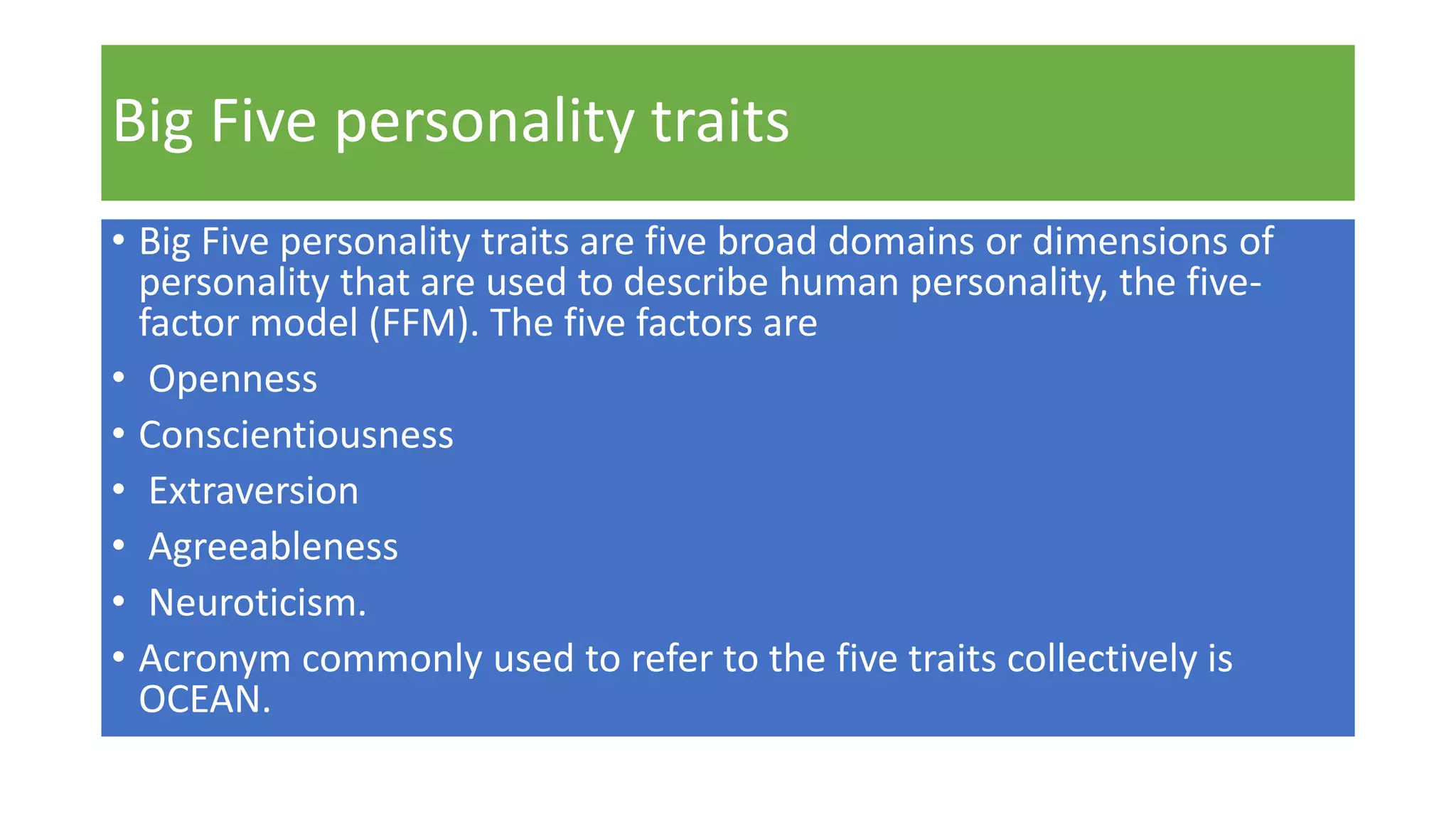Environment Effects Personality | PPTX