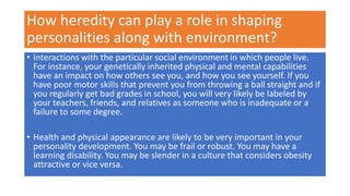 Environment Effects Personality | PPTX