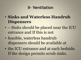 Environment factors and design in ICU | PPTX
