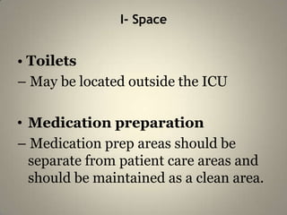 Environment factors and design in ICU | PPTX