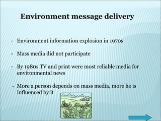Environment Coverage | PPT | Environment | Science