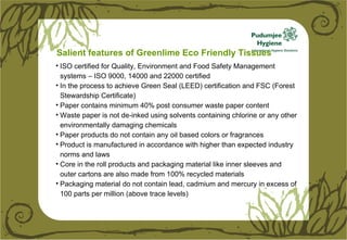 Environment Friendly Tissues | PPT