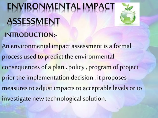 Environment impact assessment.pptii | PPT
