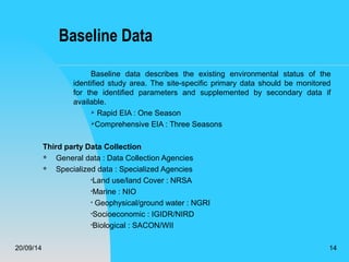 Environment impact assessment study | PPT