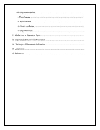 Environment impact of mushroom cultivation | PDF