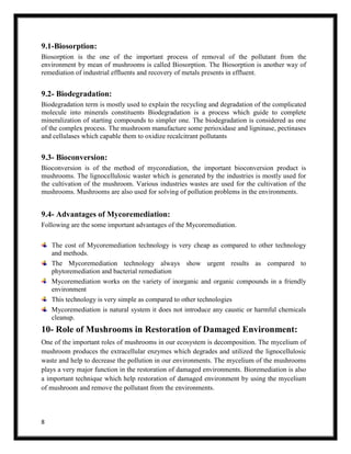 Environment impact of mushroom cultivation | PDF