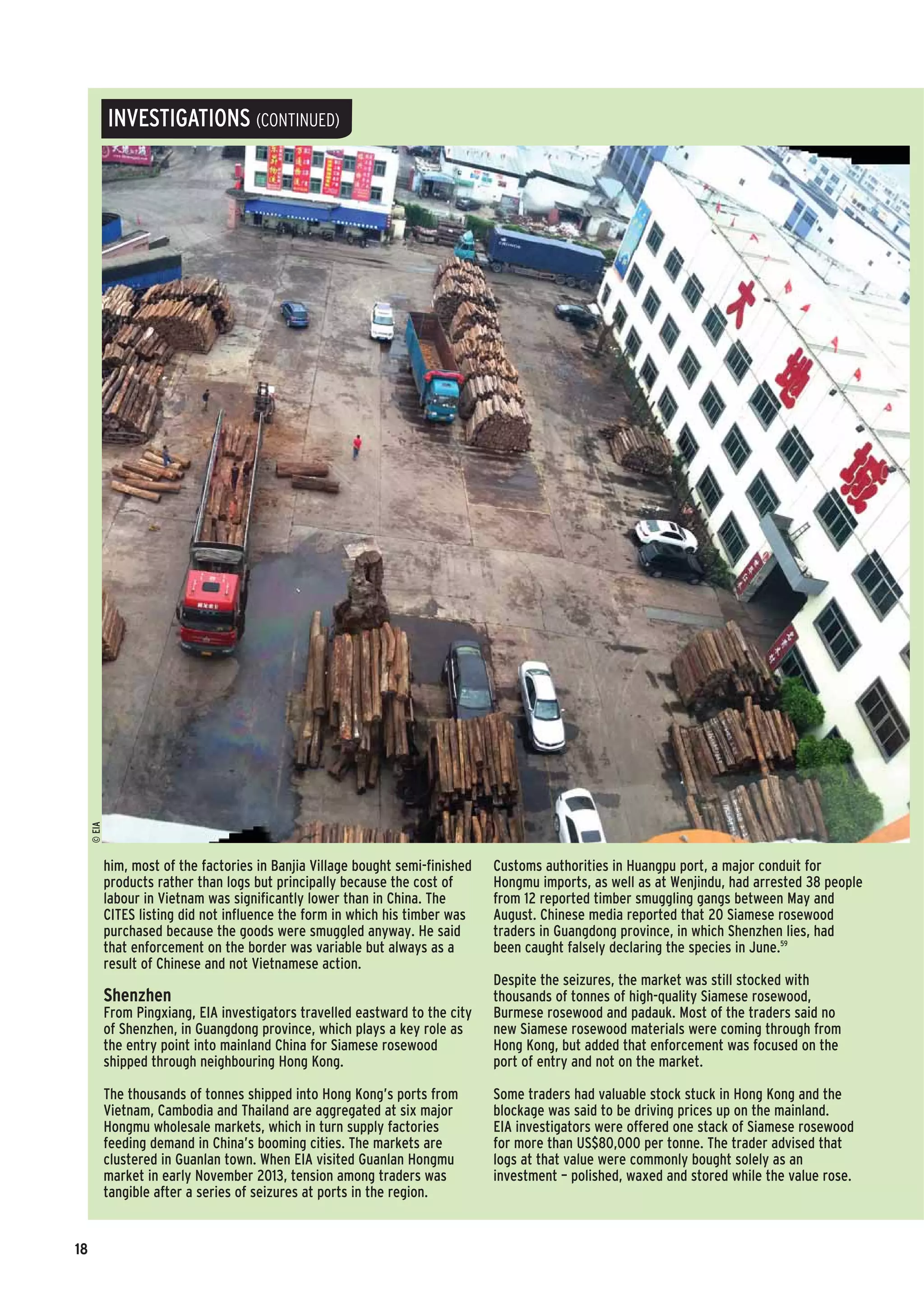 Environment Investigation Agency(EIA) And Myanmar | PDF