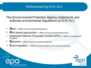 Effective Enforcement of Environmental Regulations | PPT
