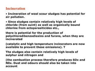 Environment issues in scouring of wool | PPT