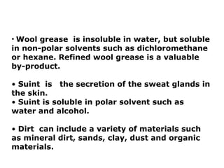 Environment issues in scouring of wool | PPT