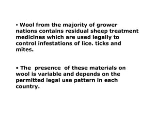 Environment issues in scouring of wool | PPT
