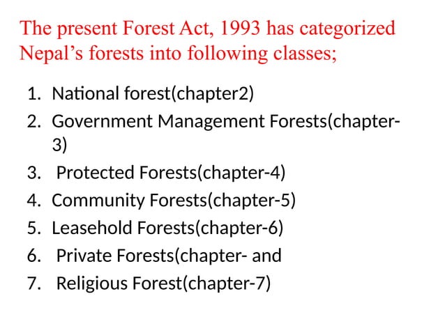 FOREST PROTECTION ACT FOREST ACT AND FOREST REGULATION.pptx