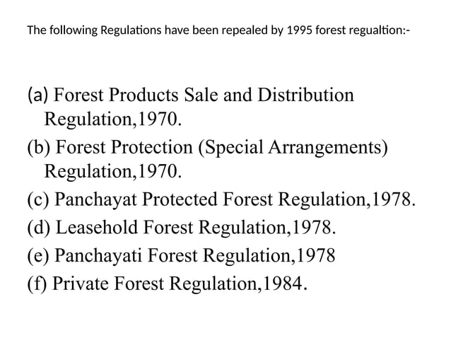 FOREST PROTECTION ACT FOREST ACT AND FOREST REGULATION.pptx