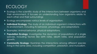 Environment_Law(Components of Environment, Ecology, Ecosphere, and ...