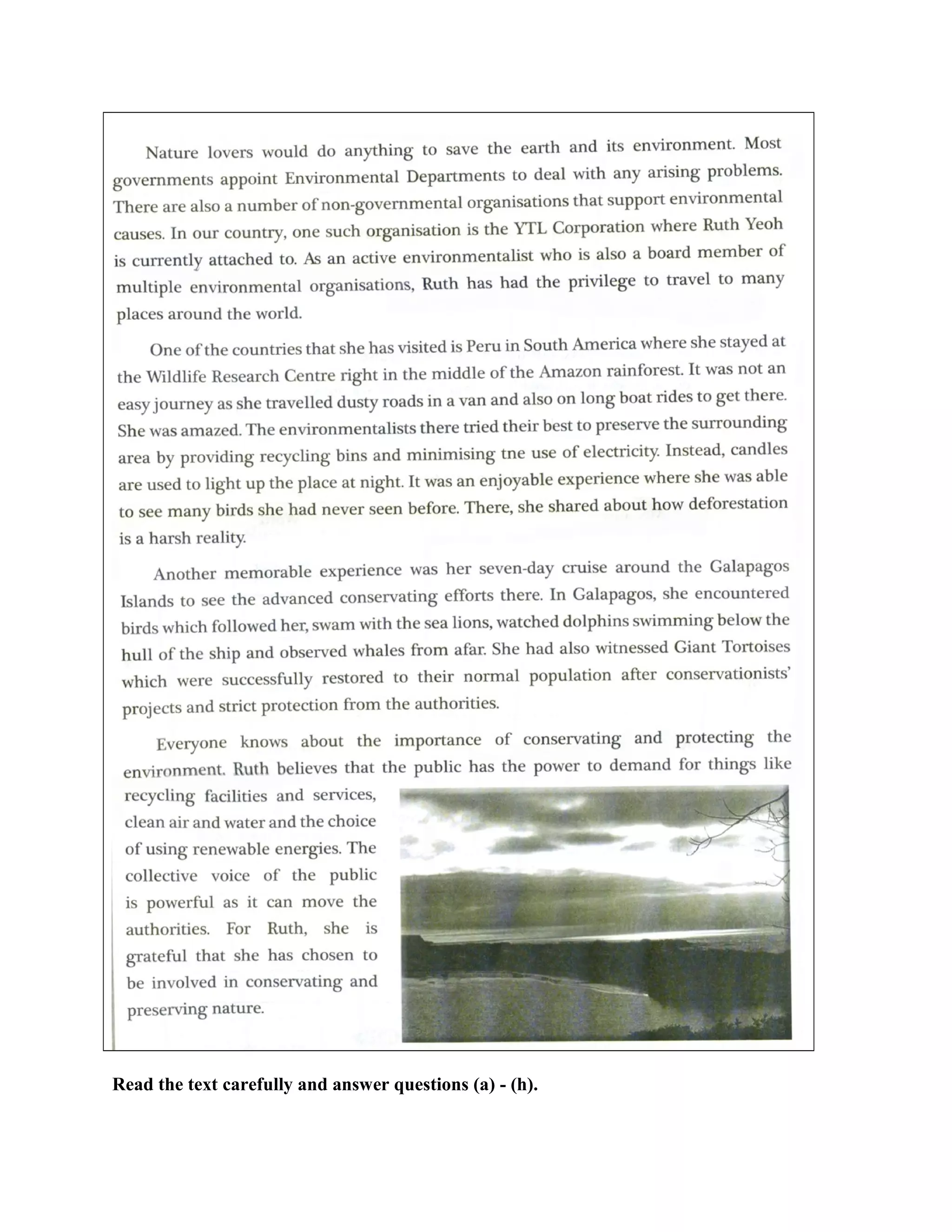 Pt3/ Form 1-Environment linear text | DOC